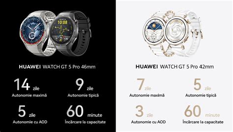 Smartwatch Huawei Watch GT 5 Pro 46MM Titanium Case Titanium Strap EMAG Ro