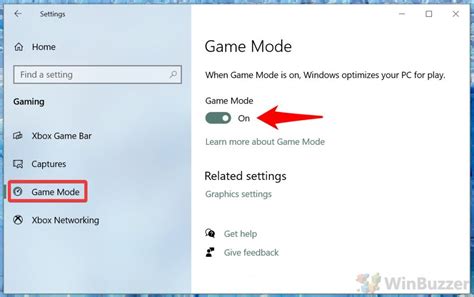 Windows 10 Game Mode How To Turn It On Or Off WinBuzzer