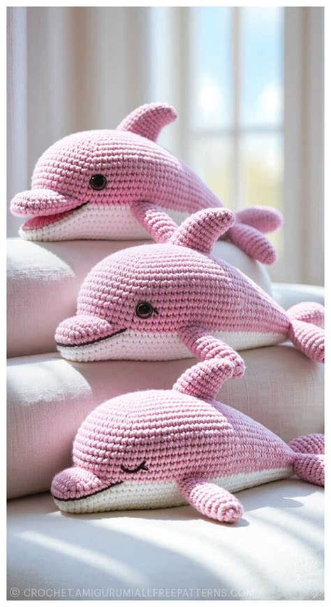 Free Crochet Mini Dolphin Amigurumi Pattern Amigurumi