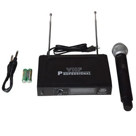 Single Wireless Microphone Handheld Dynamic Mic System Set With Receiver At ₹ 2099 Piece In New