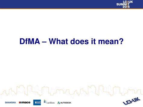 PPT Decoding DfMA Unveiling The Industrialization Mindset PowerPoint Presentation ID