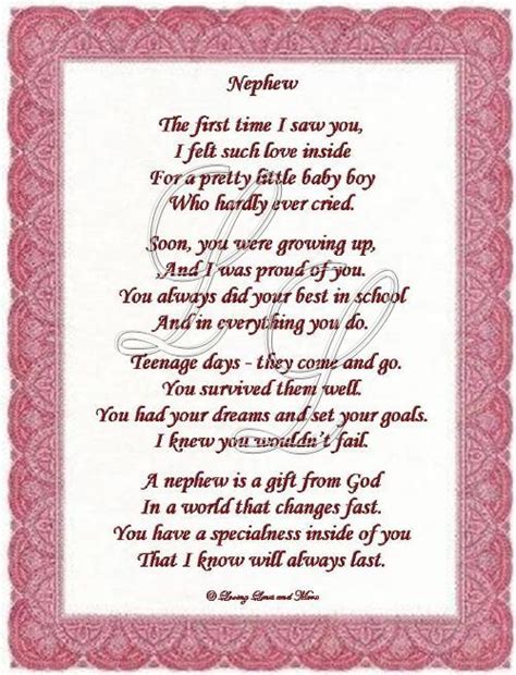 Nephew Poems And Quotes Quotesgram