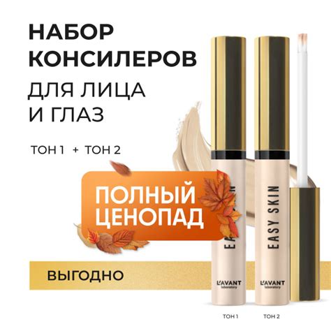 Lavant/ Консилер EASY SKIN тон 1 + тон 2 купить на OZON по низкой цене ...