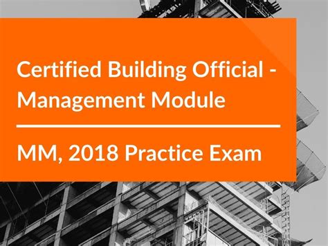 2018 Certified Building Official Mm Practice Test Building Code Masters