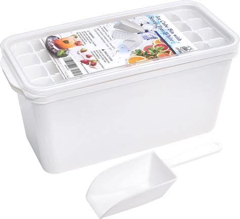 Ice Cube Bin Bucket Trays Ice Holder Container Storage