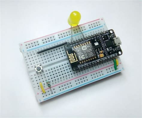 Control LED Using PushButton With NodeMCU Bitcoin Business Interface Led