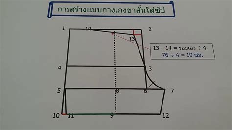 วิธีสร้างแบบกางเกงขาสั้นใส่ซิป ง่ายมากๆๆๆ ไม่เหมือนใคร Youtube