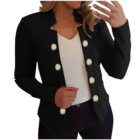 Blazers For Women Business Casual Fashion Fall Open Front Long Sleeve