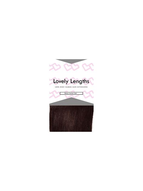 Lovely Lengths Clip In Extensions 20 Inch 1c Off Black