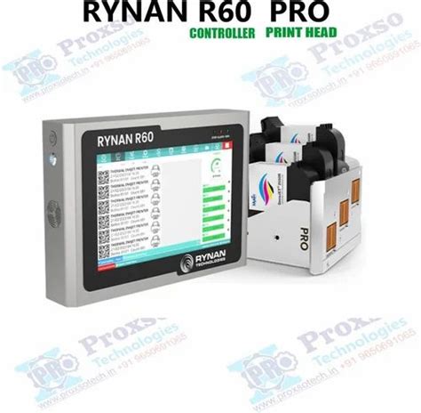 abs plastic 20 piece min rynan r60 pro batch coding printer at rs