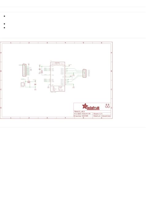 Tb6612 1 2a Dc Stepper Motor Driver Breakout Brd Datasheet By Adafruit Industries Llc Digi Key