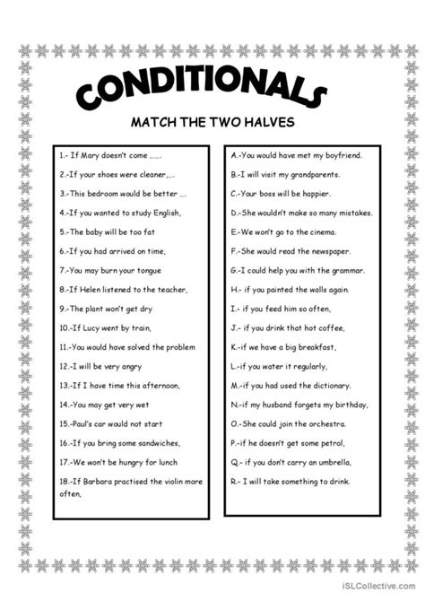 Order The Third Conditional Sentences English Esl 54 Off