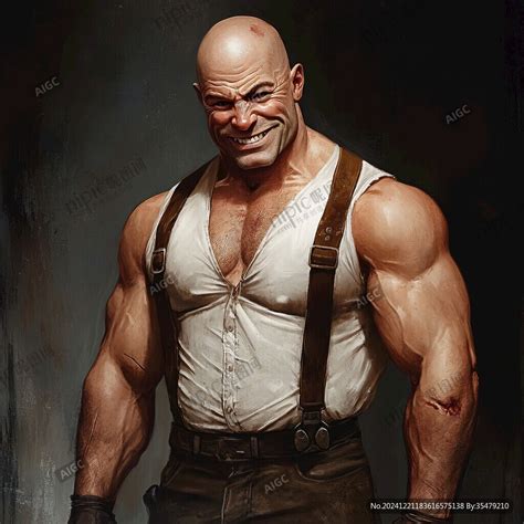 Ai创作图写实卡通人物 卡通写实人物 写实人物插画 健美之父 写实人物设计 健美运动员高清图 卡通写实漫画人物素材 钢铁意志健美体育健身 筋肉王 健身大力士 健美健身健身人物 写实人物绘画