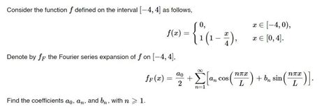 solved consider the function f defined on the interval [ 4