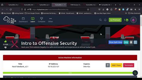 Tryhackme Intro To Offensive Security Youtube