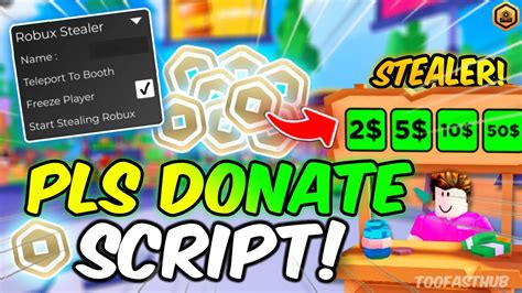 Free Pls Donate Script Robux Stealer YouTube