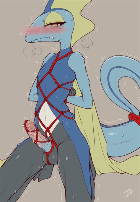 Rule 34 Absurd Res Anthro Balls Biped Blue Body Bodily Fluids Bondage