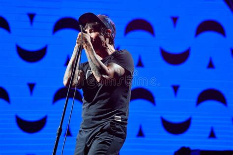 Red Hot Chili Peppers In Concert At The The Meadows Editorial Photo