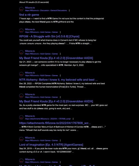 Find A Ntr Game F95zone