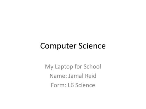 PPT Computer Science PowerPoint Presentation Free Download ID