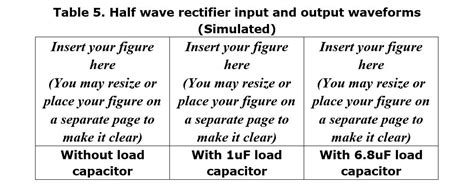 solved 3 1 half wave rectifier figure 1 half wave