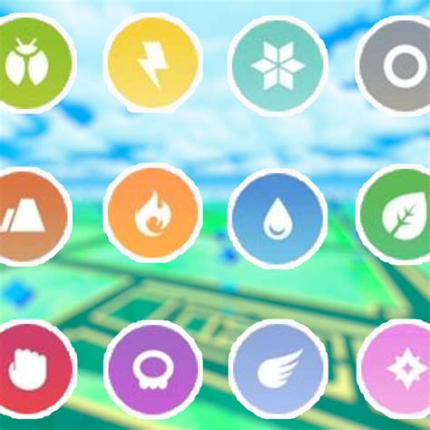 Simple Pokemon Type Chart V12 Pokemongo