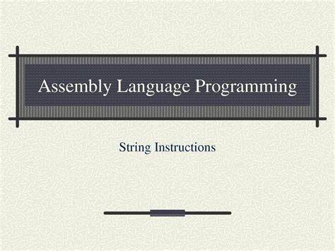 Solution Computer Architecture And Assembly Programming Lecture 8