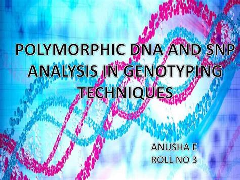 single nucleotide polymorphisms 2 1 pptx