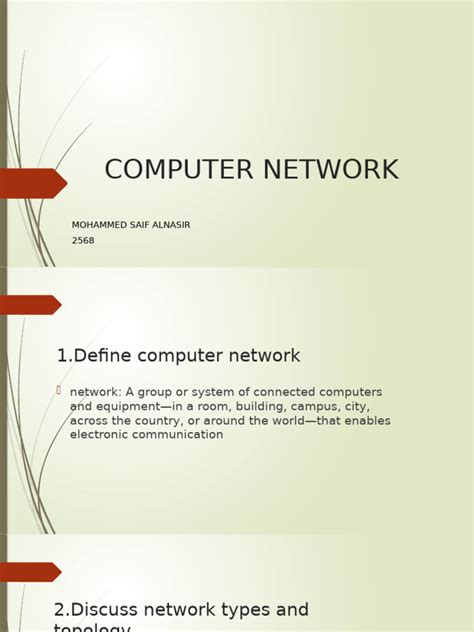 Mohammed Saif Alnasir Pdf Computer Network Network Topology