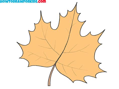 Fall Leaves Drawing Easy