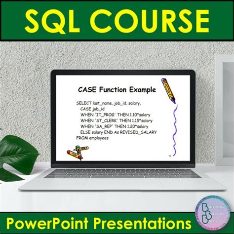 Sql Course 13 Powerpoint Lessons For Structured Query Language Made