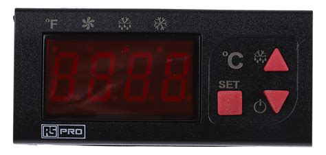 RS PRO Panel Mount On/Off Temperature Controller, 77 x 35mm 2 Input, 3 ...