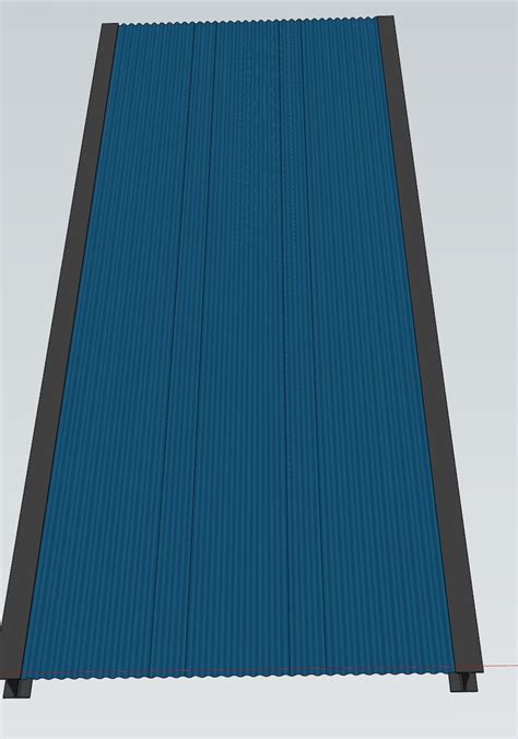 anti aliasing problems when modeling corrugated metal siding with
