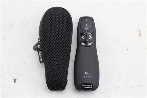 Logitech Wireless Presenter With Receiver And Case Model R400 Property Room