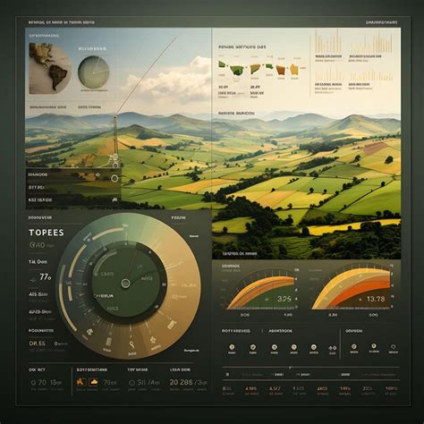 Premium Photo Web Dashboard Agriculture Crop Yield Monitoring Dashboard Tabbed Layout In