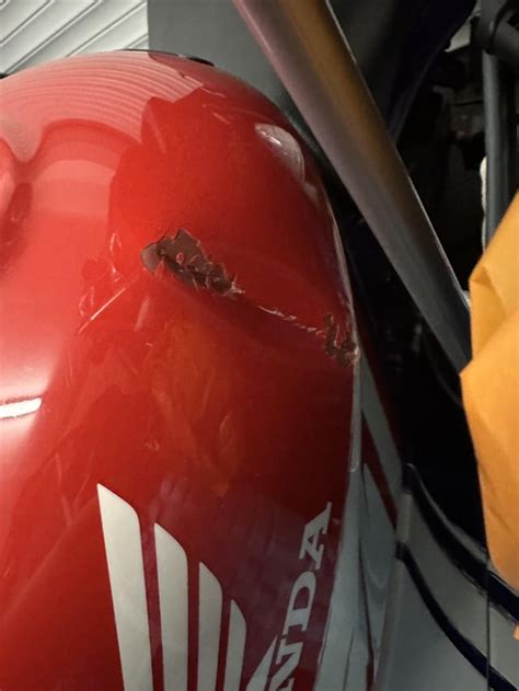 Fuel tank dent - repairable? : r/motorcycles