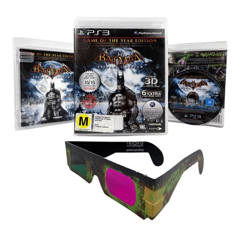 Batman Arkham Asylum Game Of The Year Edition (3D GLASSES EDITION ...