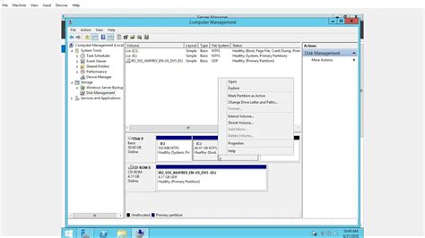 Extend Volume On Windows Server 2012 R2 Youtube