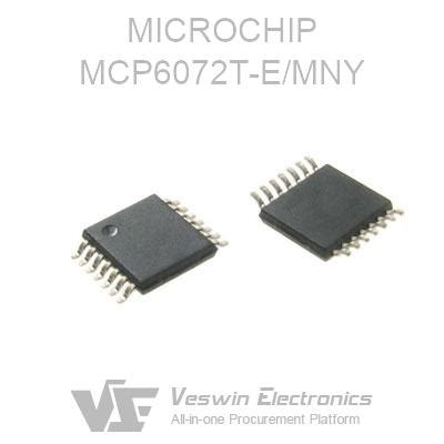 MCP6072T E MNY MICROCHIP Universal Op Veswin Electronics