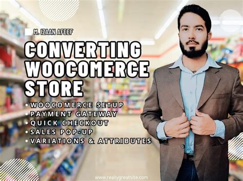 a converting woocommerce store upwork