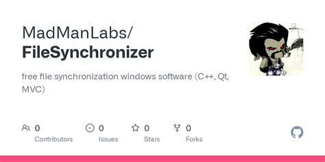 GitHub MadManLabs FileSynchronizer Free File Synchronization Windows Software C Qt MVC