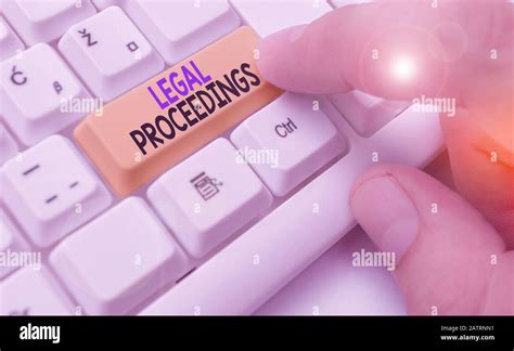 Handwriting Text Legal Proceedings Conceptual Photo Procedure