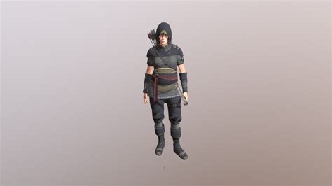 Erika Archer With Bow Arrow From Mixamo 3d Model By Unthsc0513
