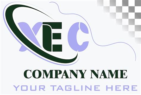 Premium Vector Xec Letter Logo Design