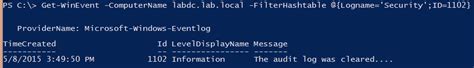 Tracking Malicious Windows Server Events With PowerShell