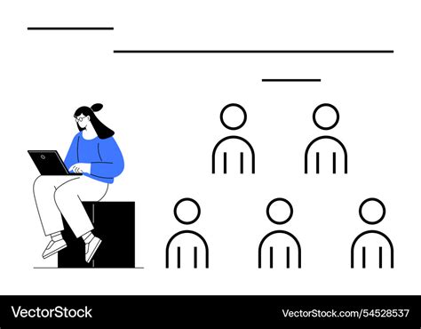 Remote Learning Concept With Female Student Using Vector Image Remote Learning Concept With Female Student Using Vector Image