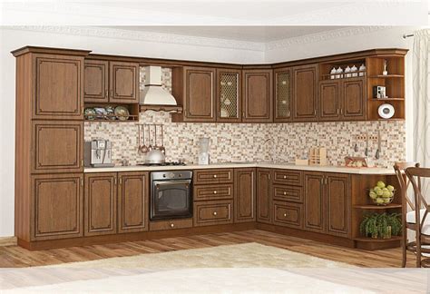 Горен шкаф Grand New 40 см с една врата витрина • Модулна кухня Гранд • Мебели Монема