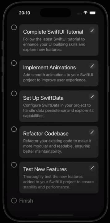 dmitry В on linkedin ios animation swift swiftui swiftlang