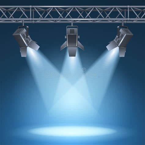 Stage With Lights Stock Vector Illustration Of Floor 35088487