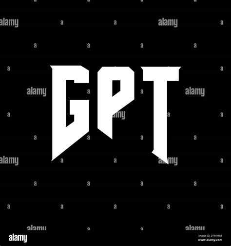 Gpt Letter Logo Design For Technology Company Gpt Logo Design Black